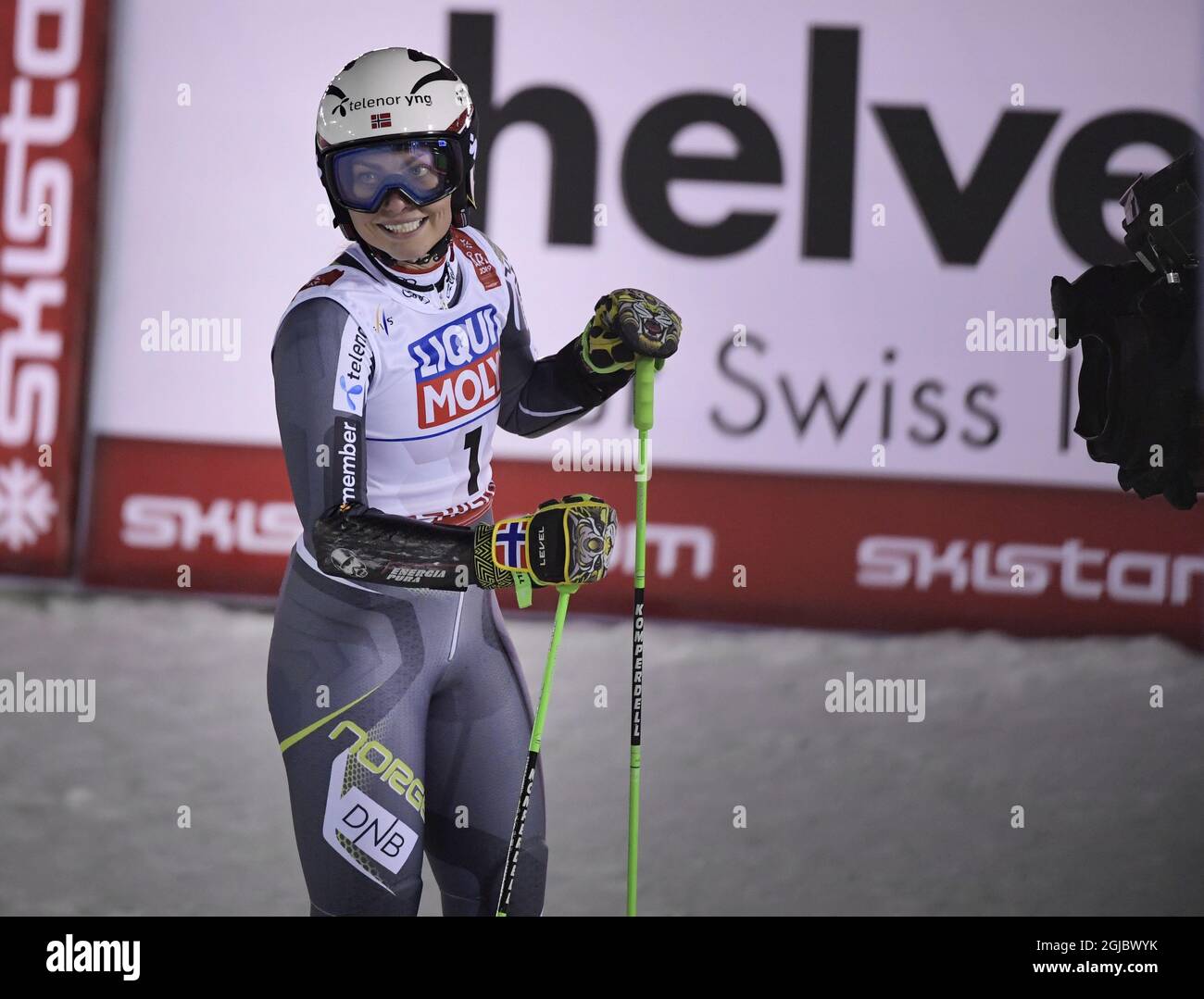 NorwayÂ´s Ragnhild Mowinckel placed fourth in the women's giant slalom ...