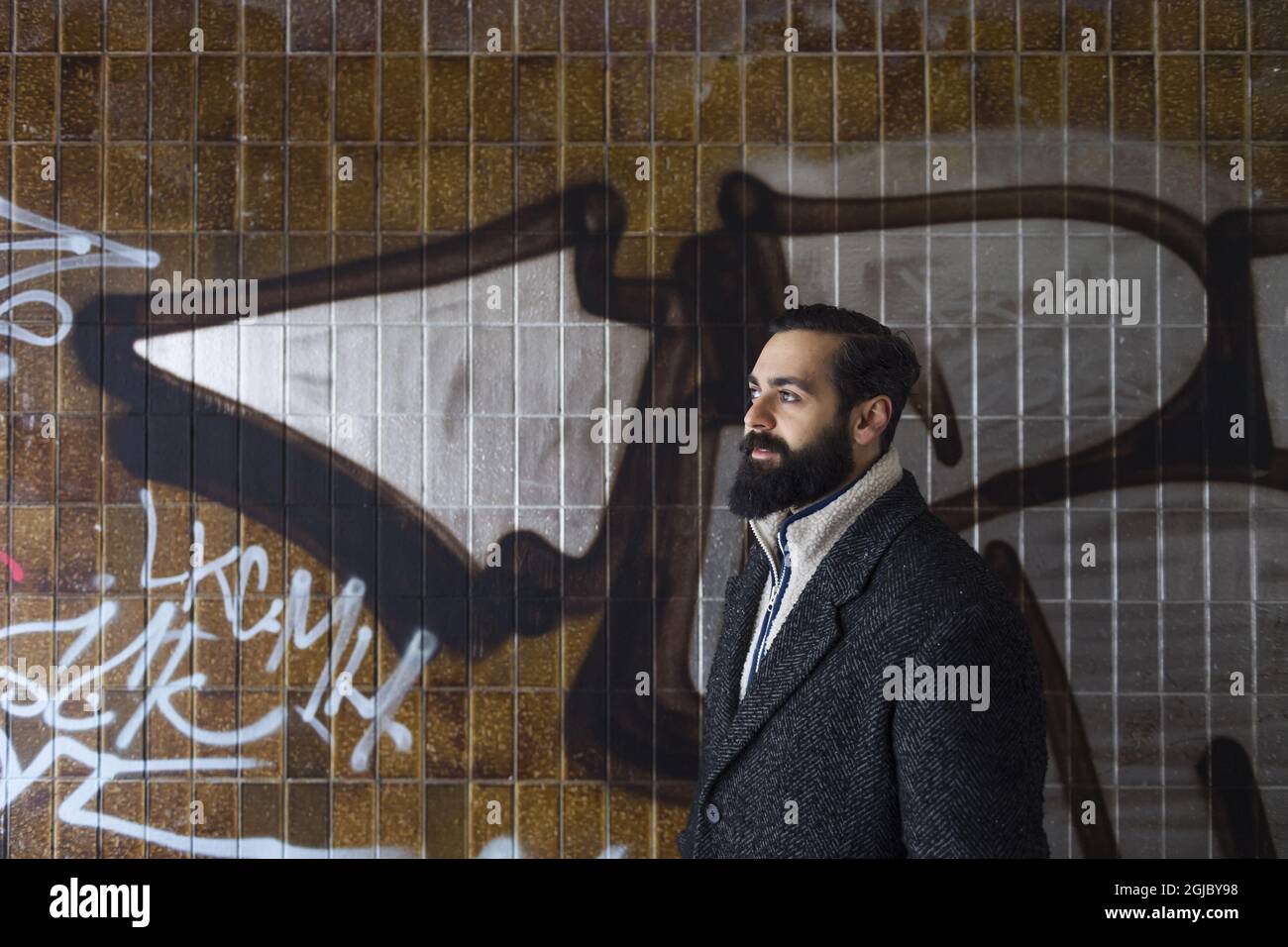 STOCKHOLM 20190130 Ardalan Esmaili, Swedish-Iranian actor. He is one of ...