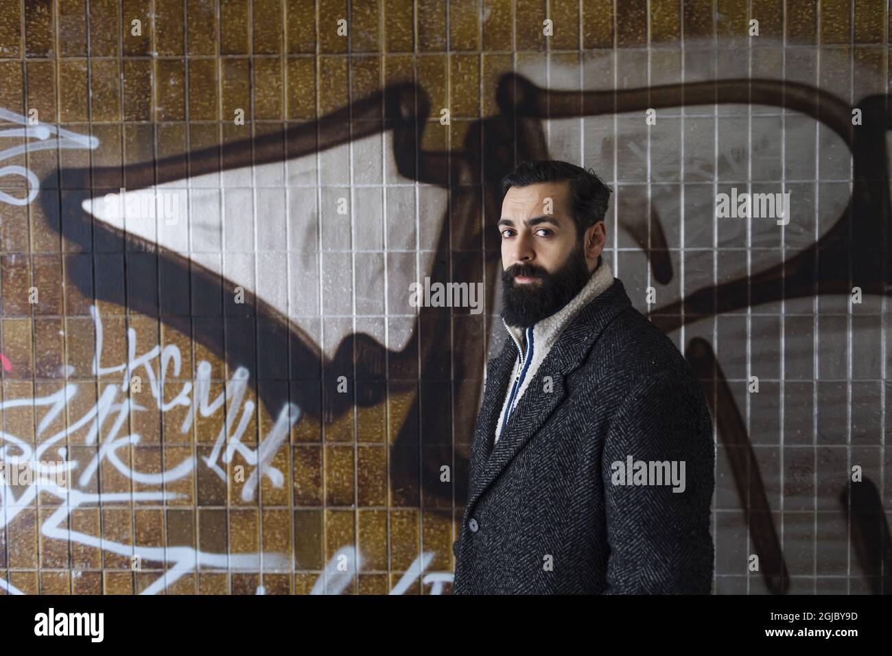 STOCKHOLM 20190130 Ardalan Esmaili, Swedish-Iranian actor. He is one of ...
