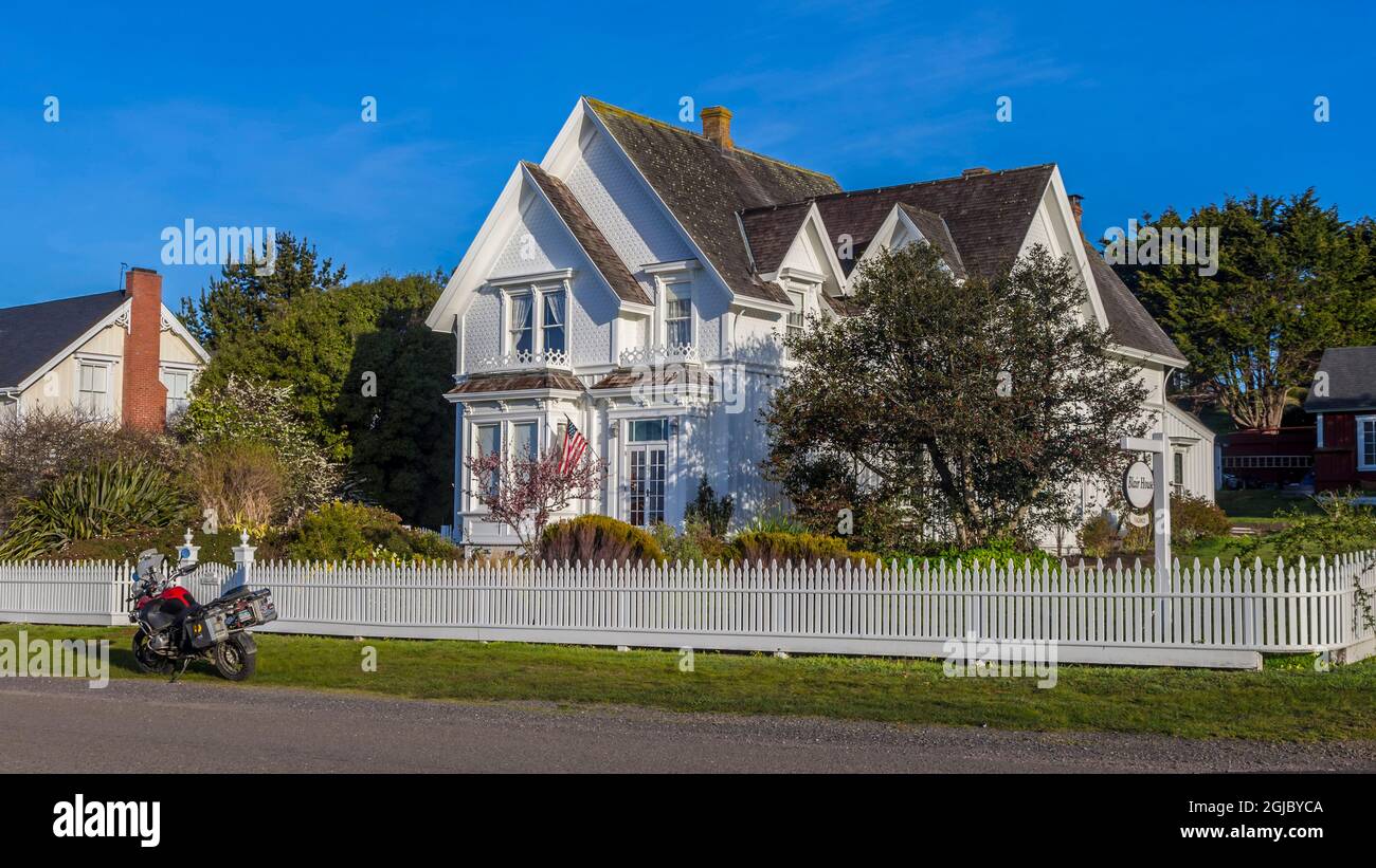 USA, California. View of Blair House, the fictional home of Jessica ...