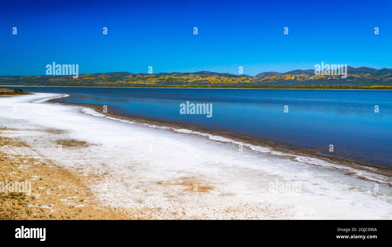 Soda Lake and the Temblor Range, Carrizo Plain National Monument ...