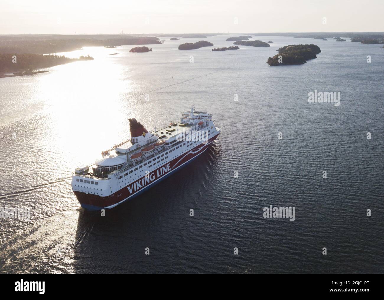 ferry, transport, ship, sea, archipelago, islands sea water lake ...