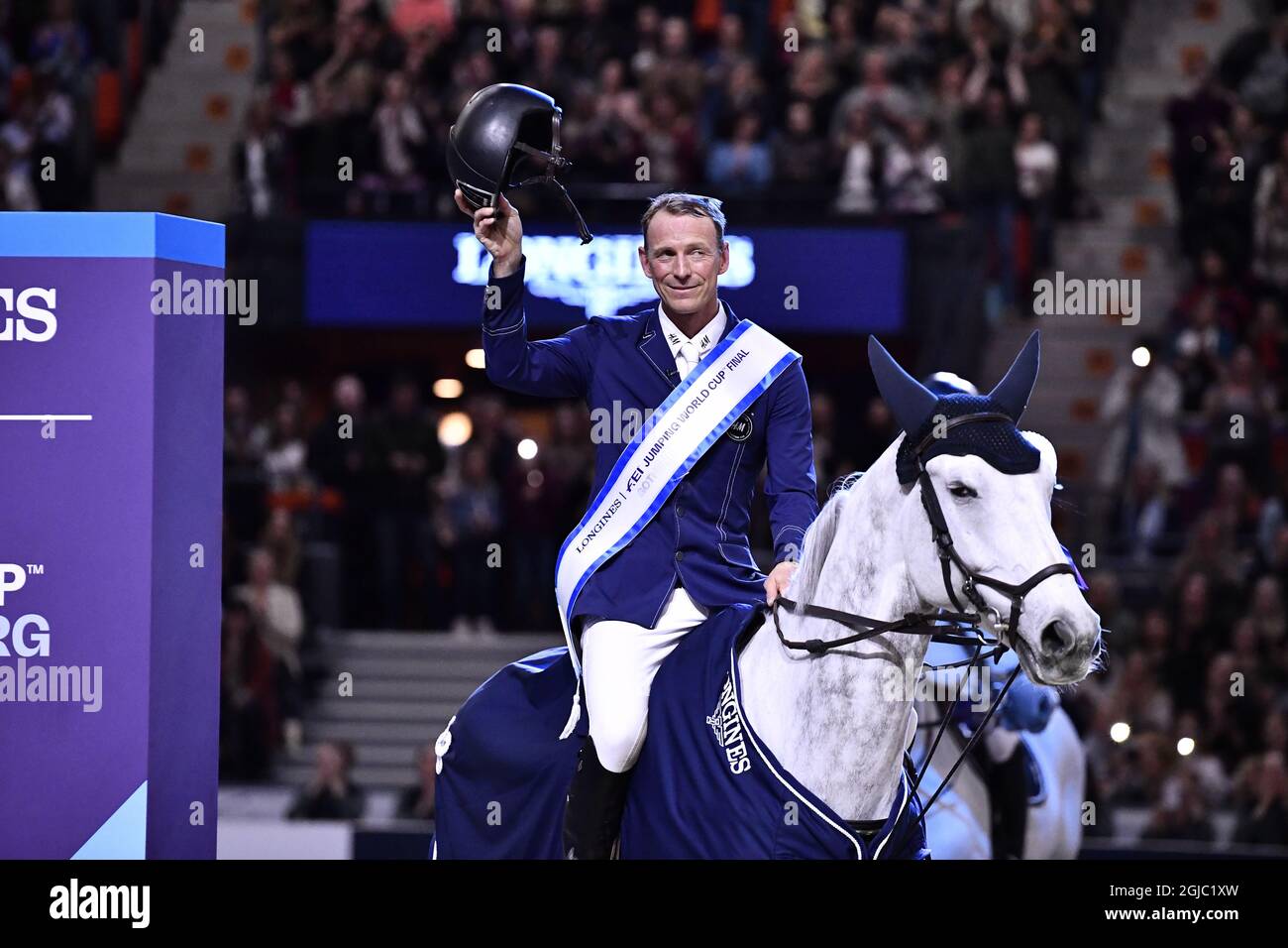 GOTHENBURG 20190405 Winner Swedens Peder Fredricson on Catch Me Not S ...