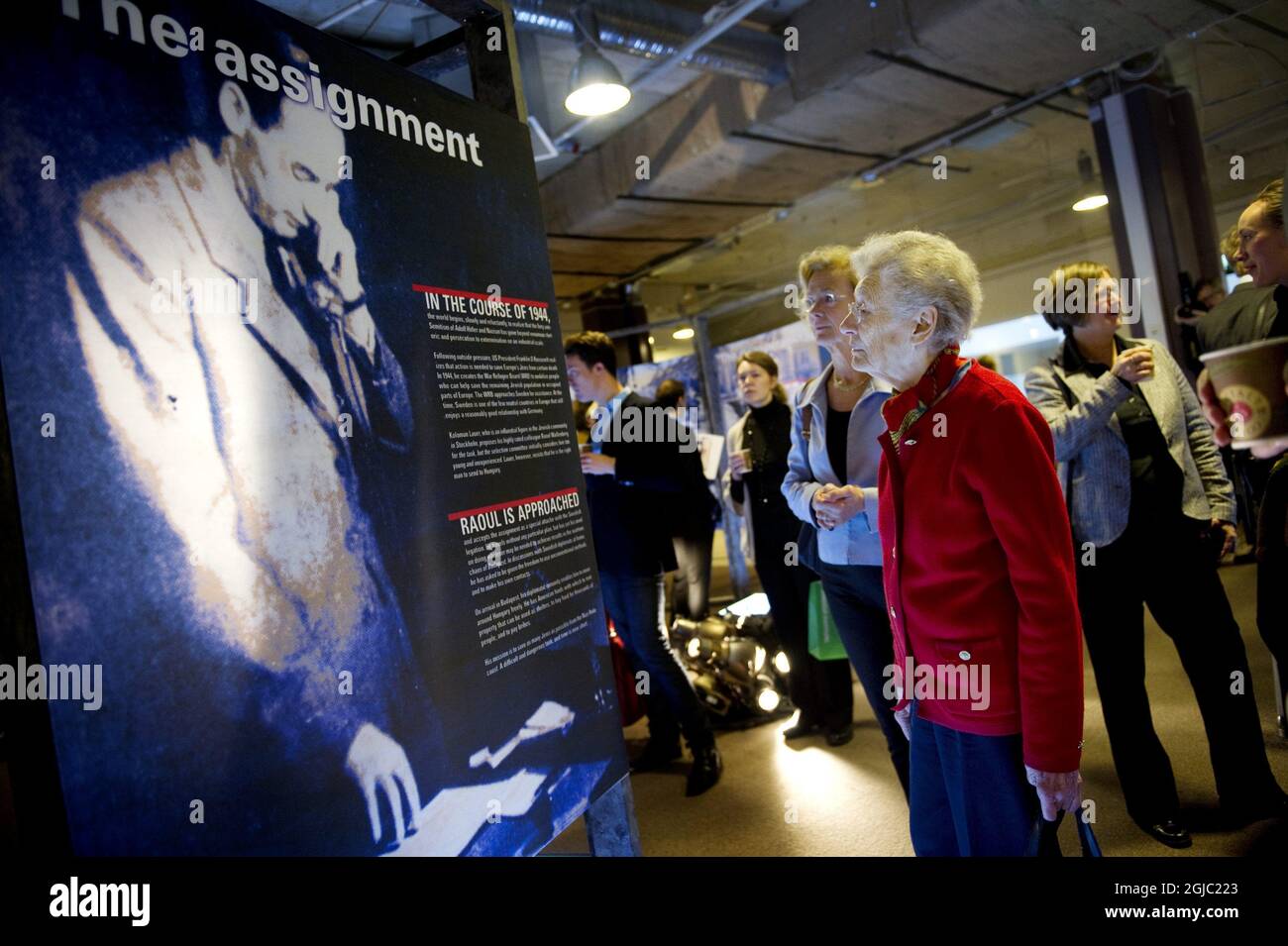 STOCKHOLM 20111220 Raoul Wallenberg sister Nina Lagergren during the ...