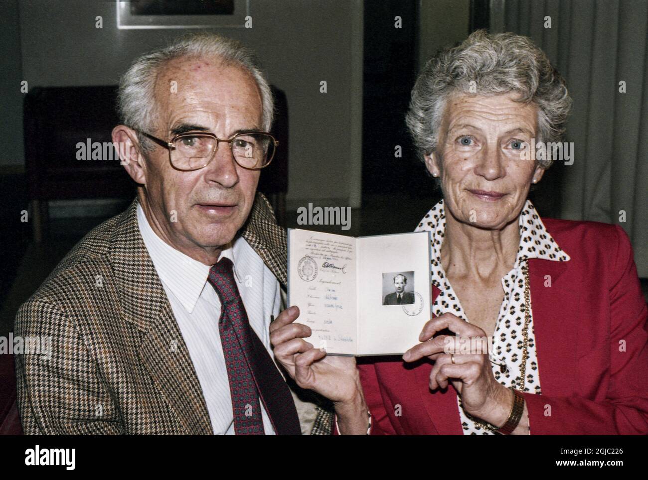 ARCHIVE MOSCOW 1989-10-16 Guy von Dardel and Nina Lagergren, Swedish ...