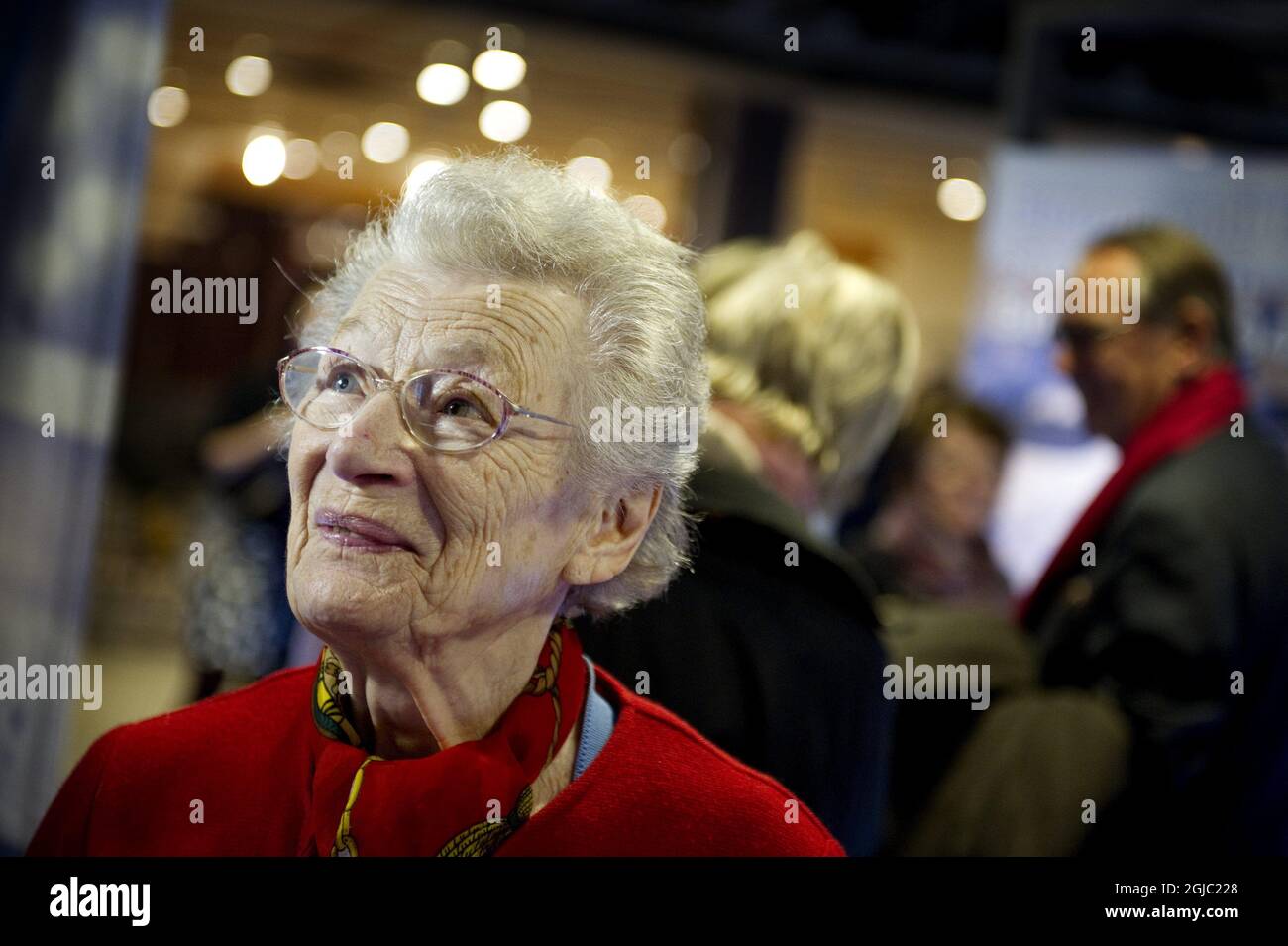 STOCKHOLM 20111220 Raoul Wallenberg sister Nina Lagergren during the ...