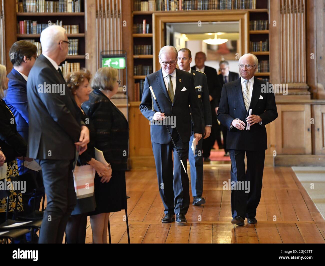 King Carl Gustaf attended the Bernadotte foundation awarads at the ...