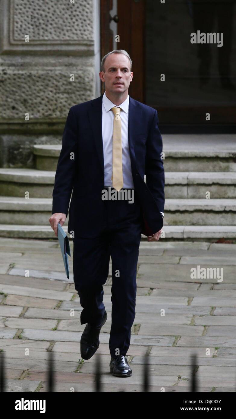 London, England, UK. 9th Sep, 2021. UK Foreign Secretary and First ...
