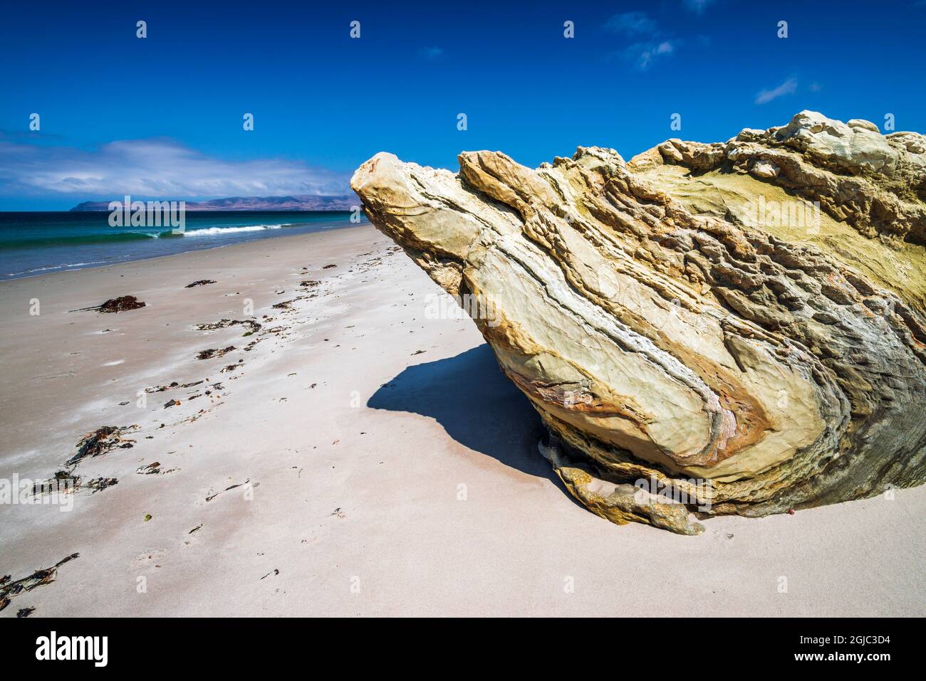 The beach at Skunk Point, Santa Rosa Island, Channel Islands National ...