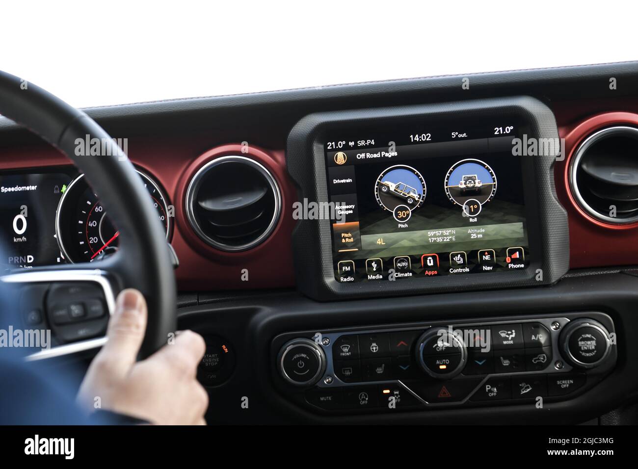 Jeep Wrangler Rubicon 2,2D. off-road, road, traffic, cars ...