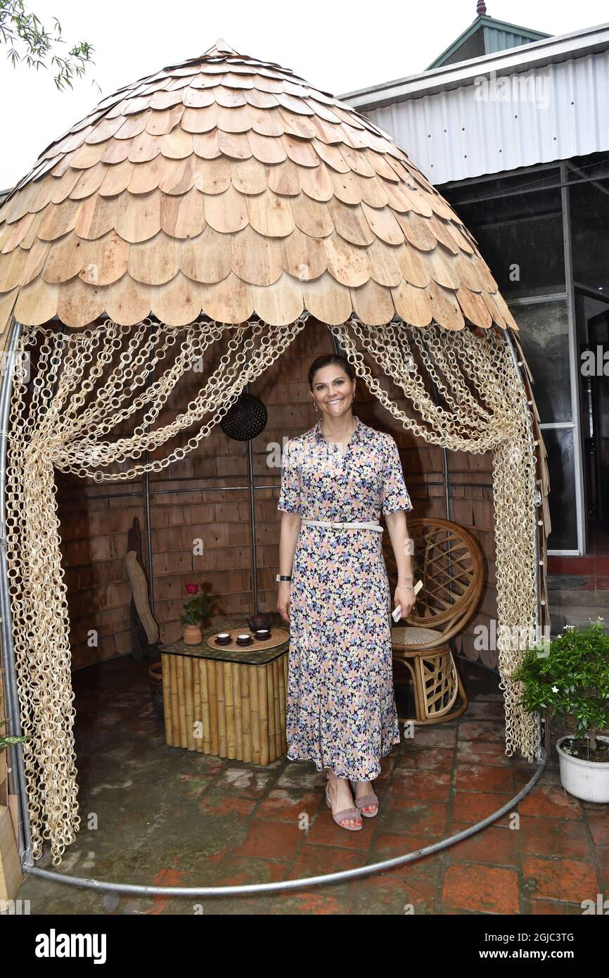 Crown Princess Victoriavisits a handicraft village n Hanoi, Vietnam ...