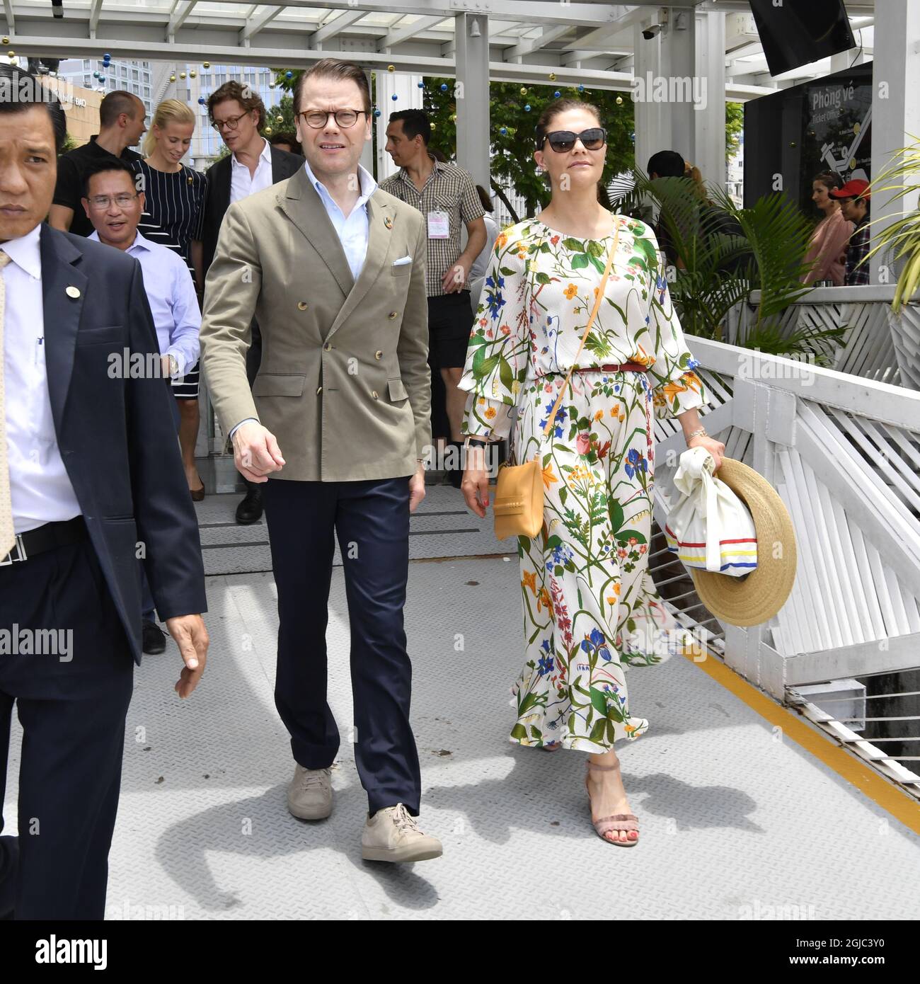 Crown Princess Victoria and Prince Daniel enjoyed a boat ride on the ...