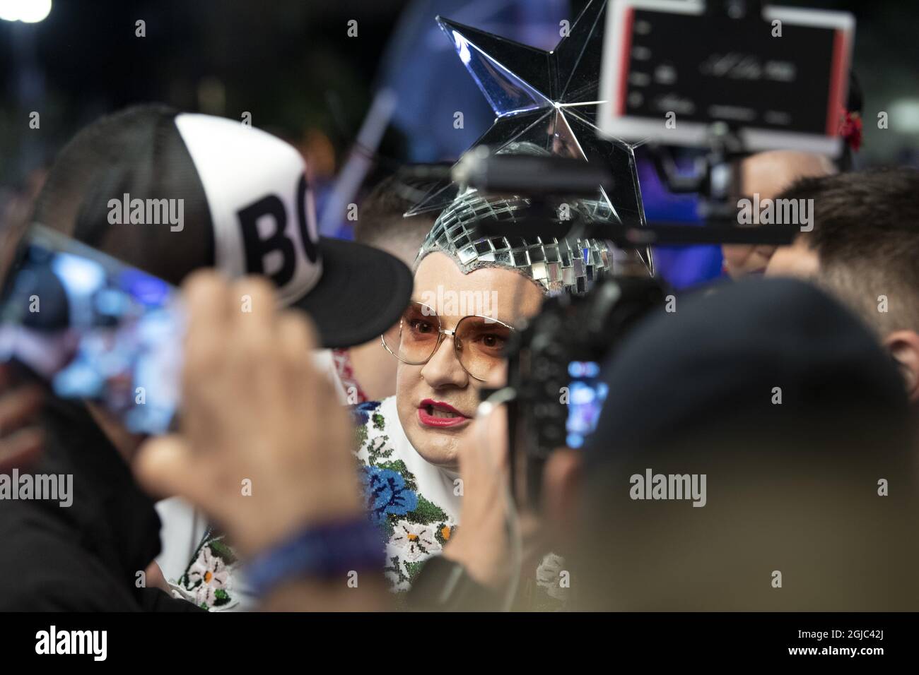 Verka Serduchka of Ukraine, participated in Eurovision Song Contest ...