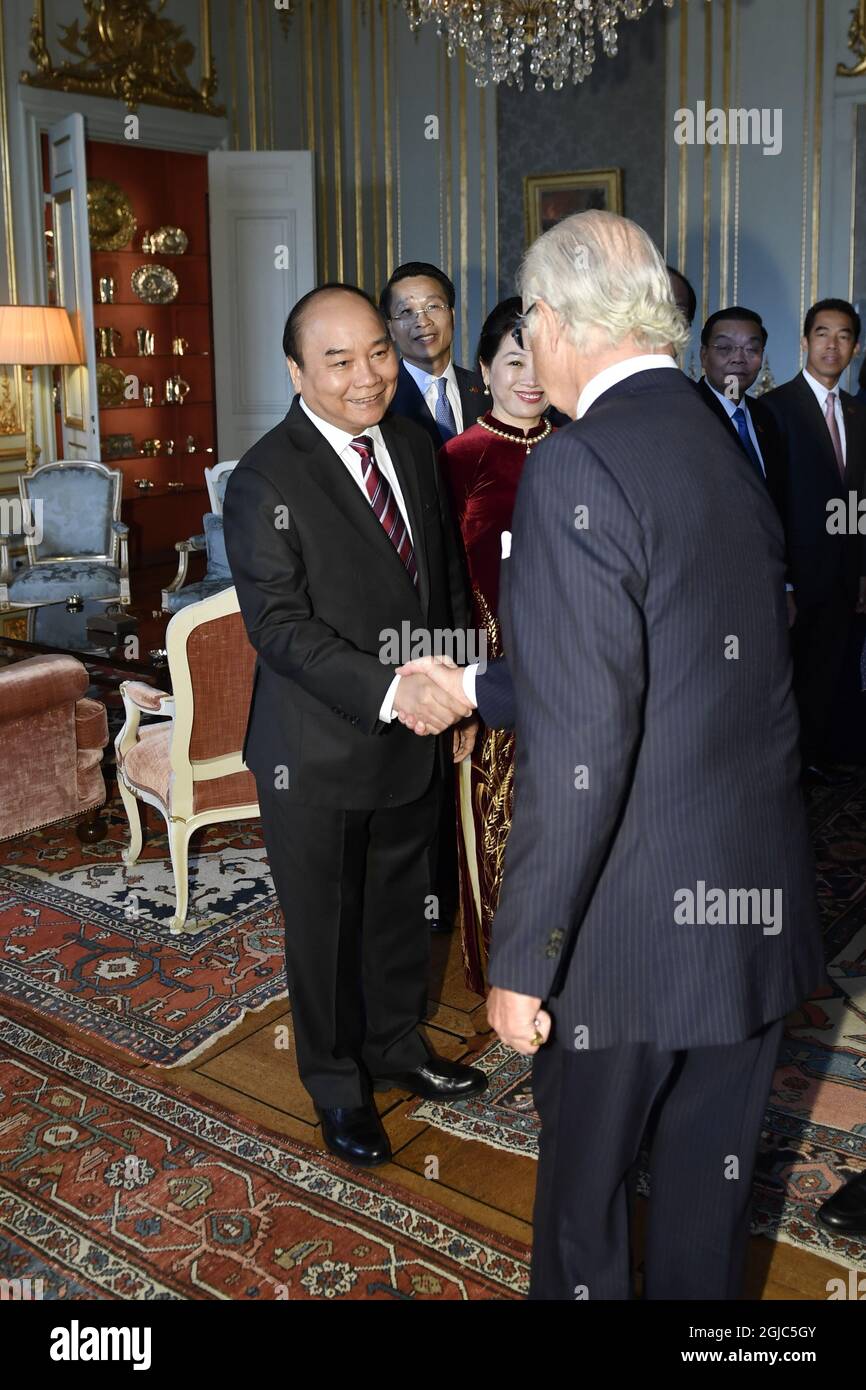 STOCKHOLM 20190527 King Carl Gustaf receives Vietnam's Prime Minister ...