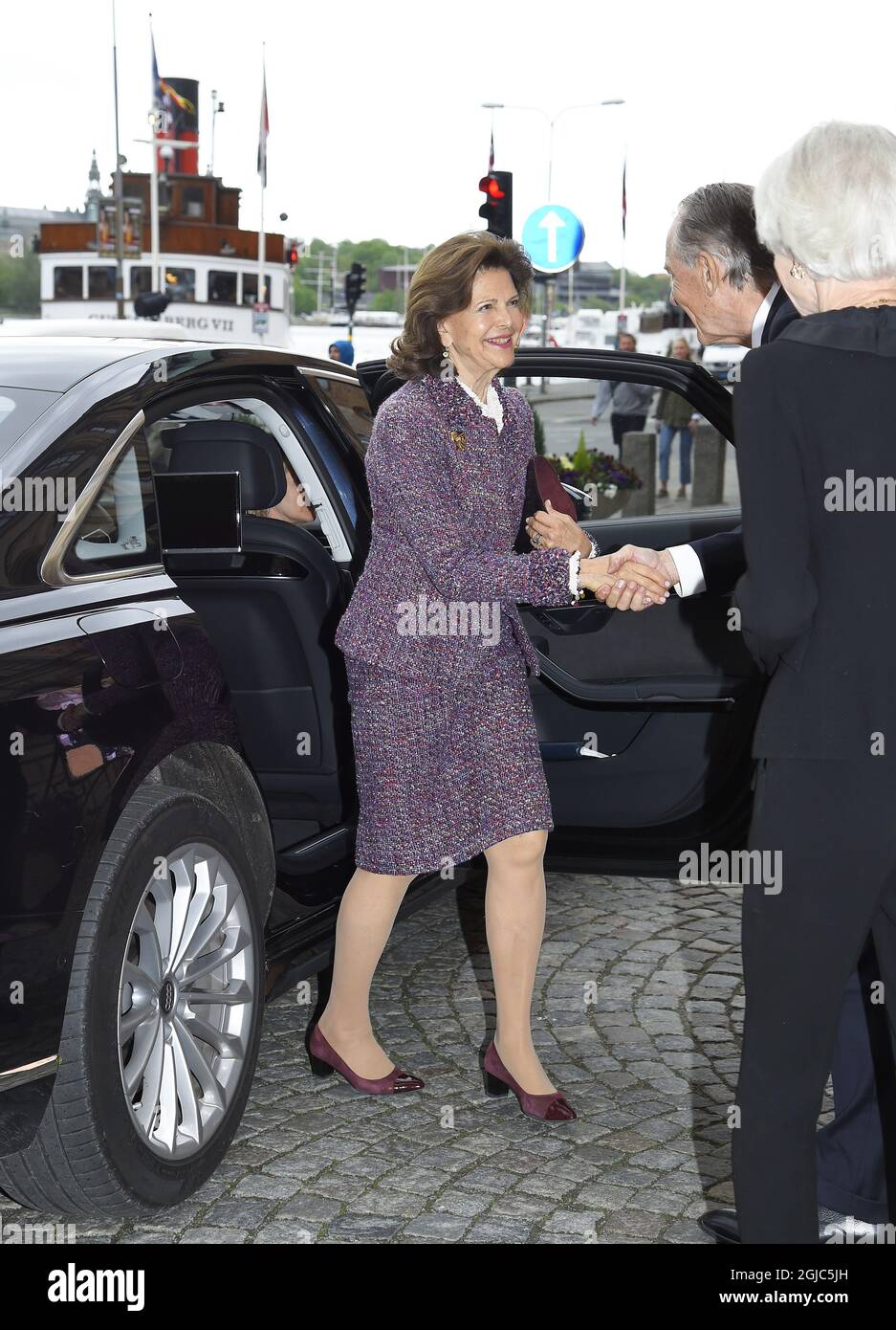 Queen Silvia Attendance at SIPRI Lecture, Musikaliska akademien ...