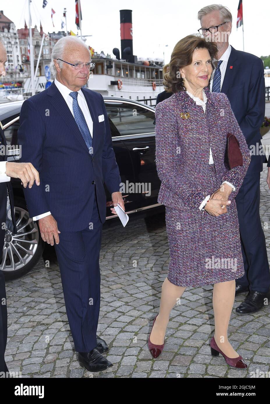 King Carl XVI Gustaf, Queen Silvia Attendance at SIPRI Lecture ...