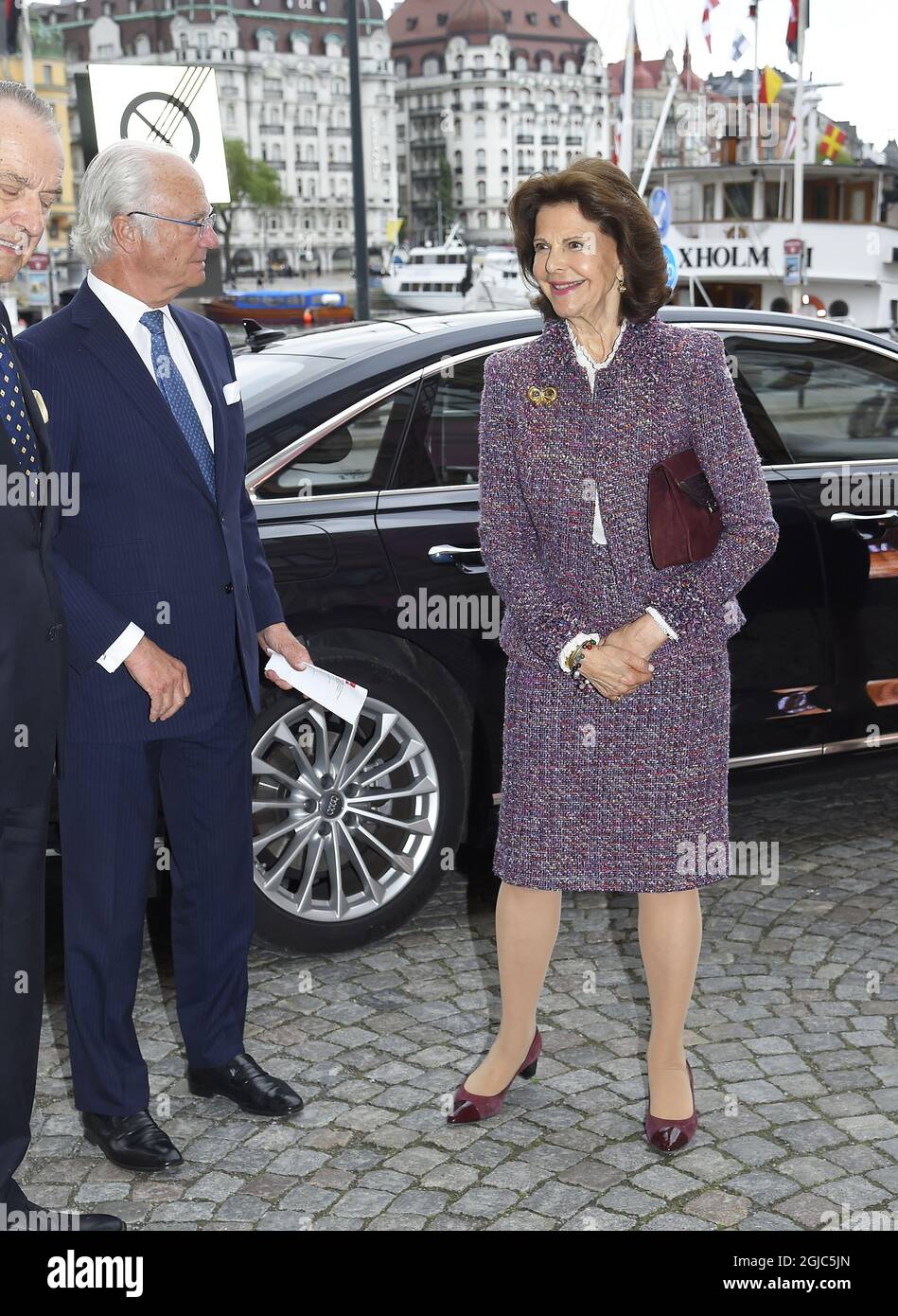 King Carl XVI Gustaf, Queen Silvia Attendance at SIPRI Lecture ...