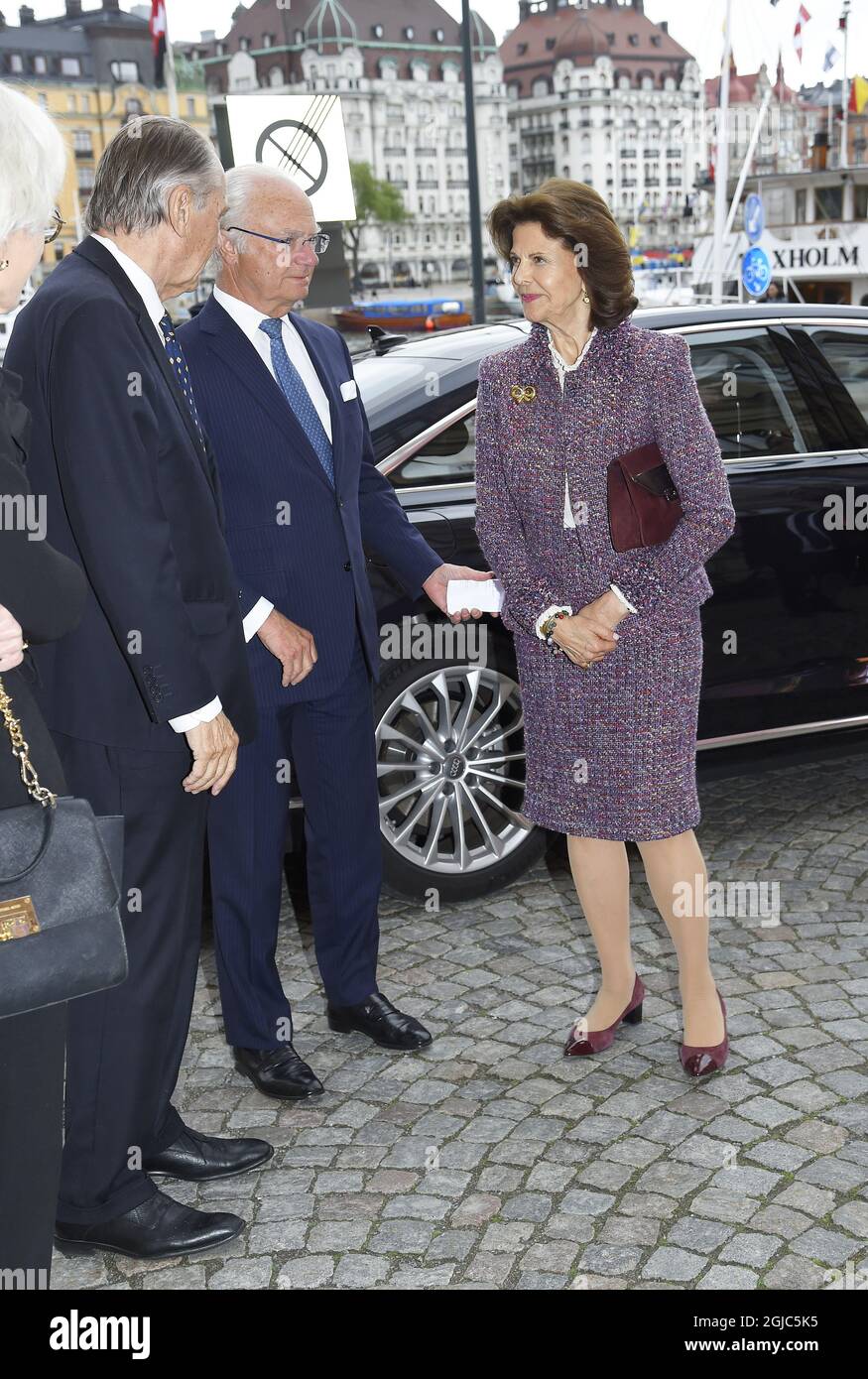 King Carl XVI Gustaf, Queen Silvia Attendance at SIPRI Lecture ...