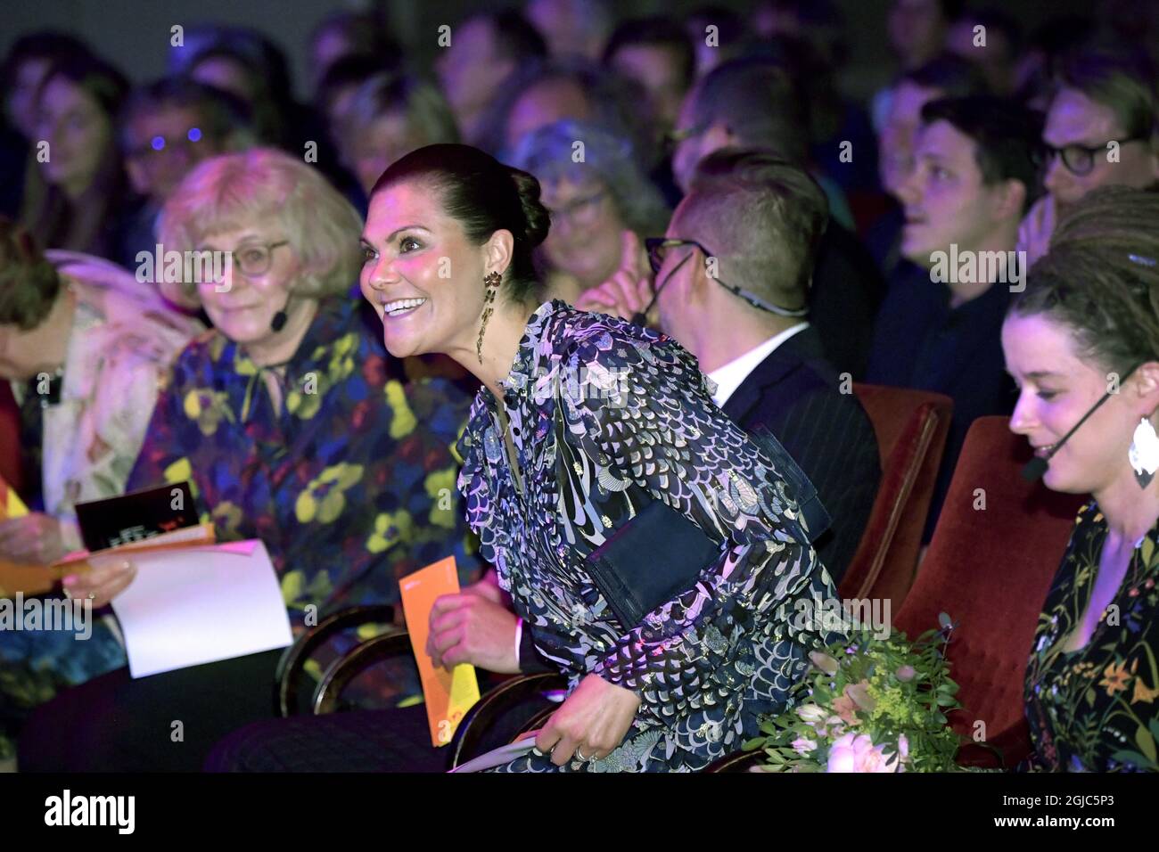 Swedish Minister of Culture Amanda Lind and Crown Princess Victoria ...