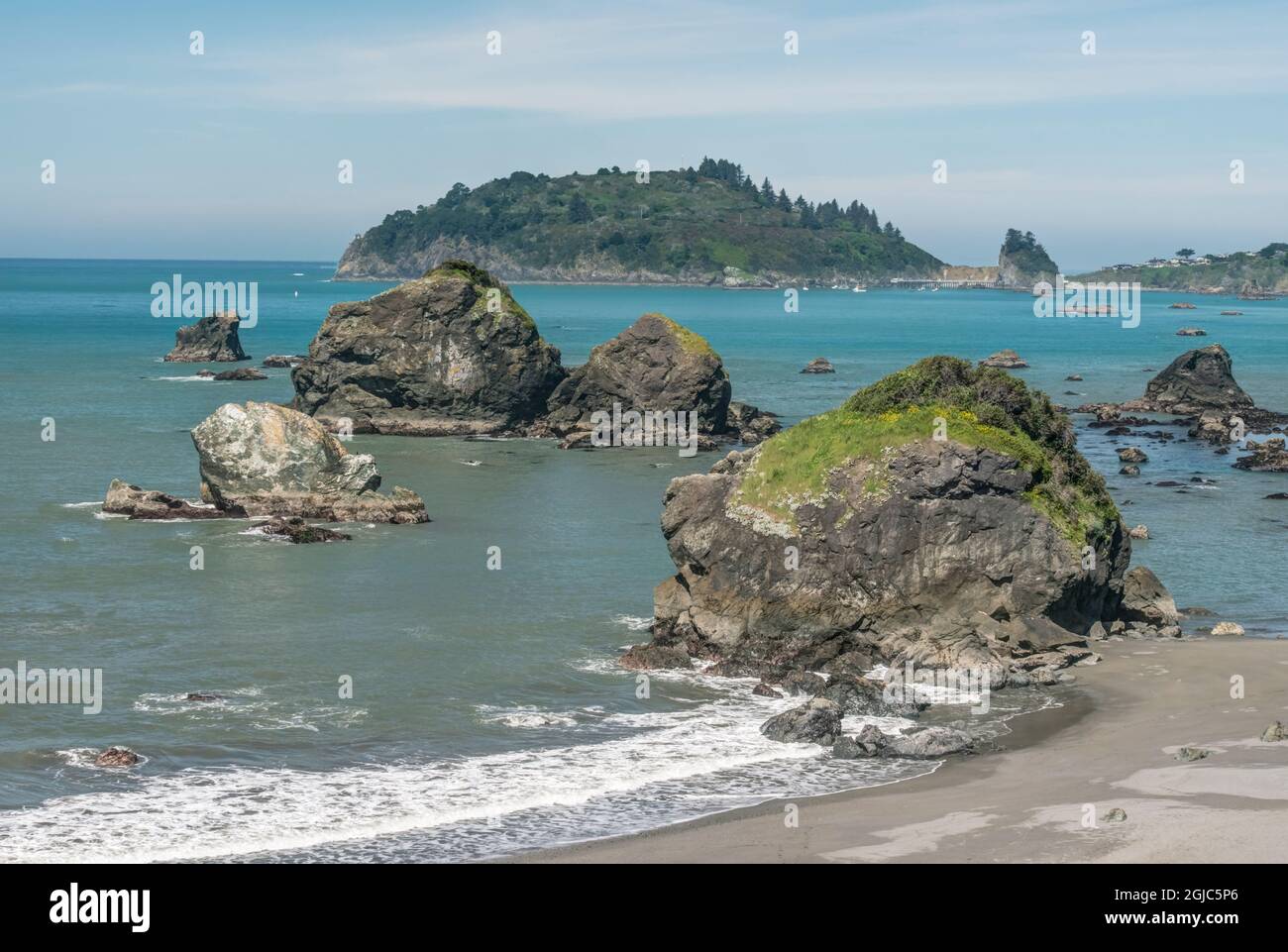 California, Trinidad, Luffenholtz Beach Stock Photo - Alamy