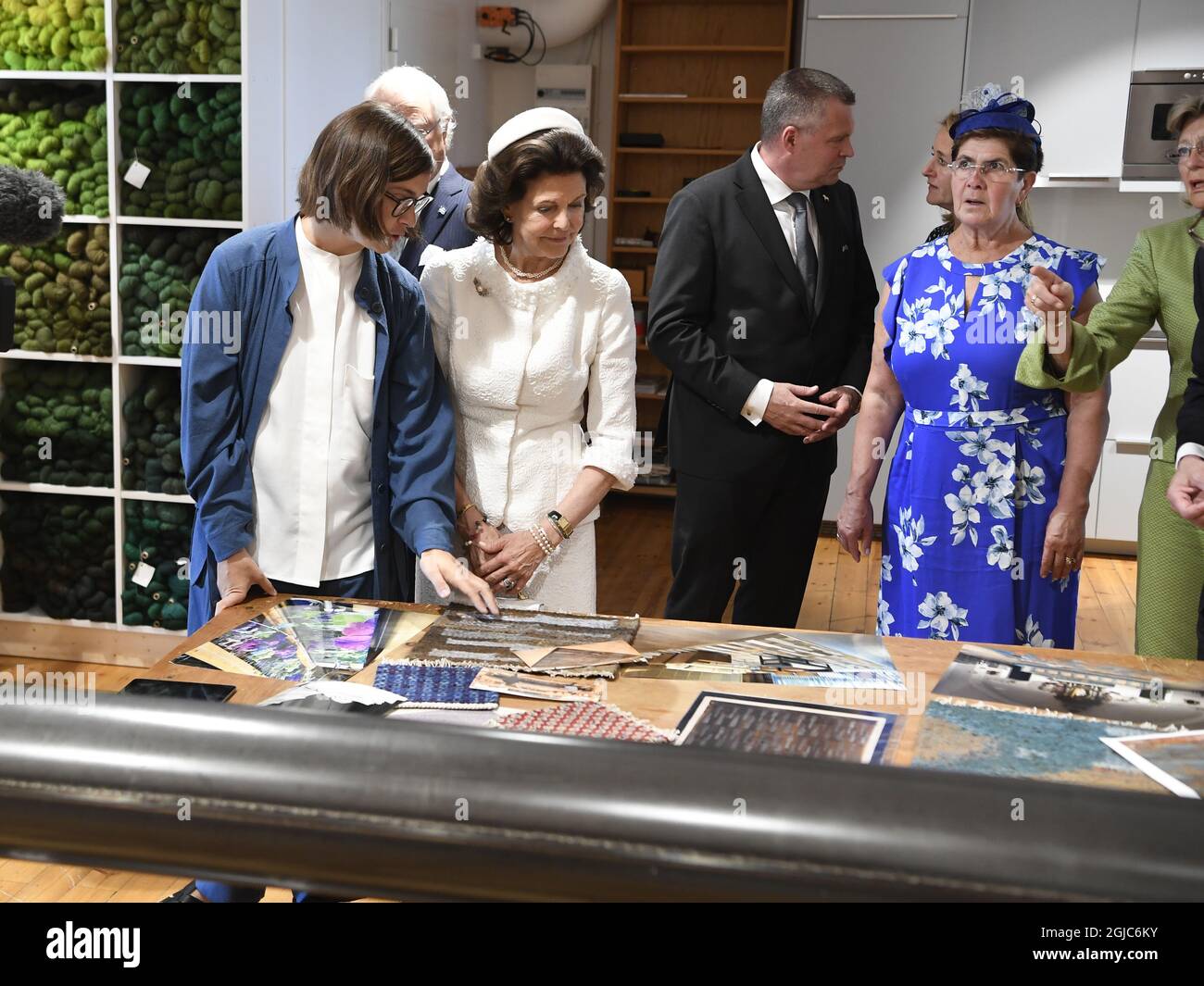 BORLANGE 20190606 Sweden's King Carl XVI Gustaf and Queen Silvia visit ...
