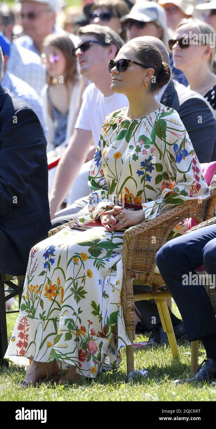 Crown Princess Victoria during Sweden's National Day celebrations at ...