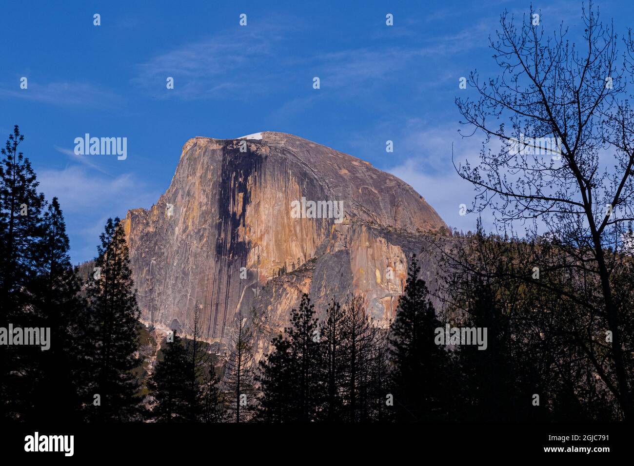 Half Dome. Yosemite, Unesco World Heritage Site, California Stock Photo ...
