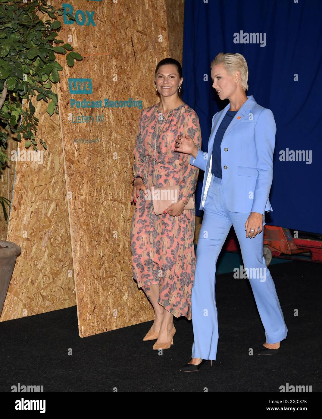Stockholm 2019-06-13 The Swedish Crown Princess Victoria and Gunhild ...