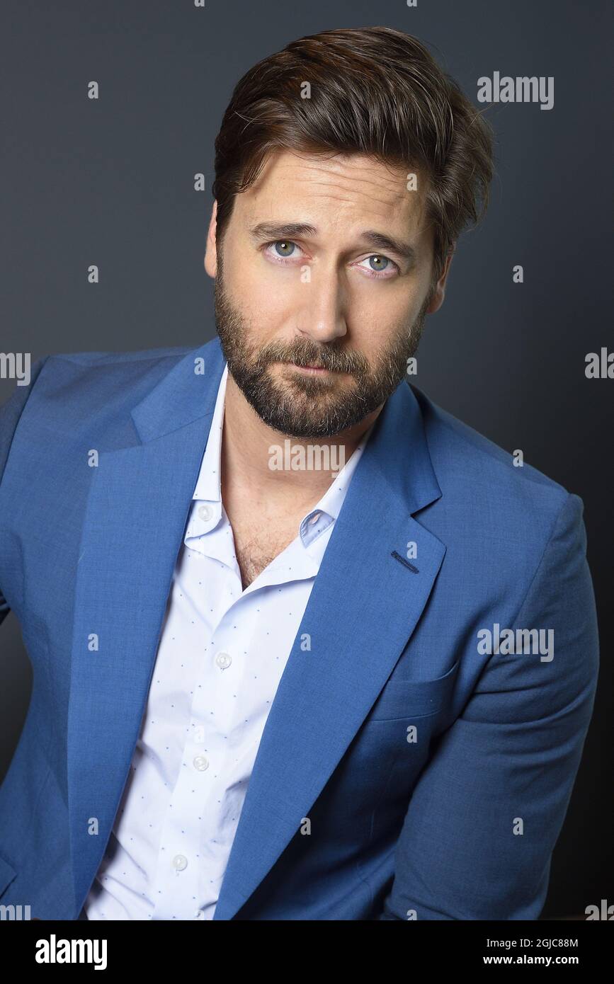 American actor Ryan Eggold in Stockholm, Sweden, to promote the tv ...