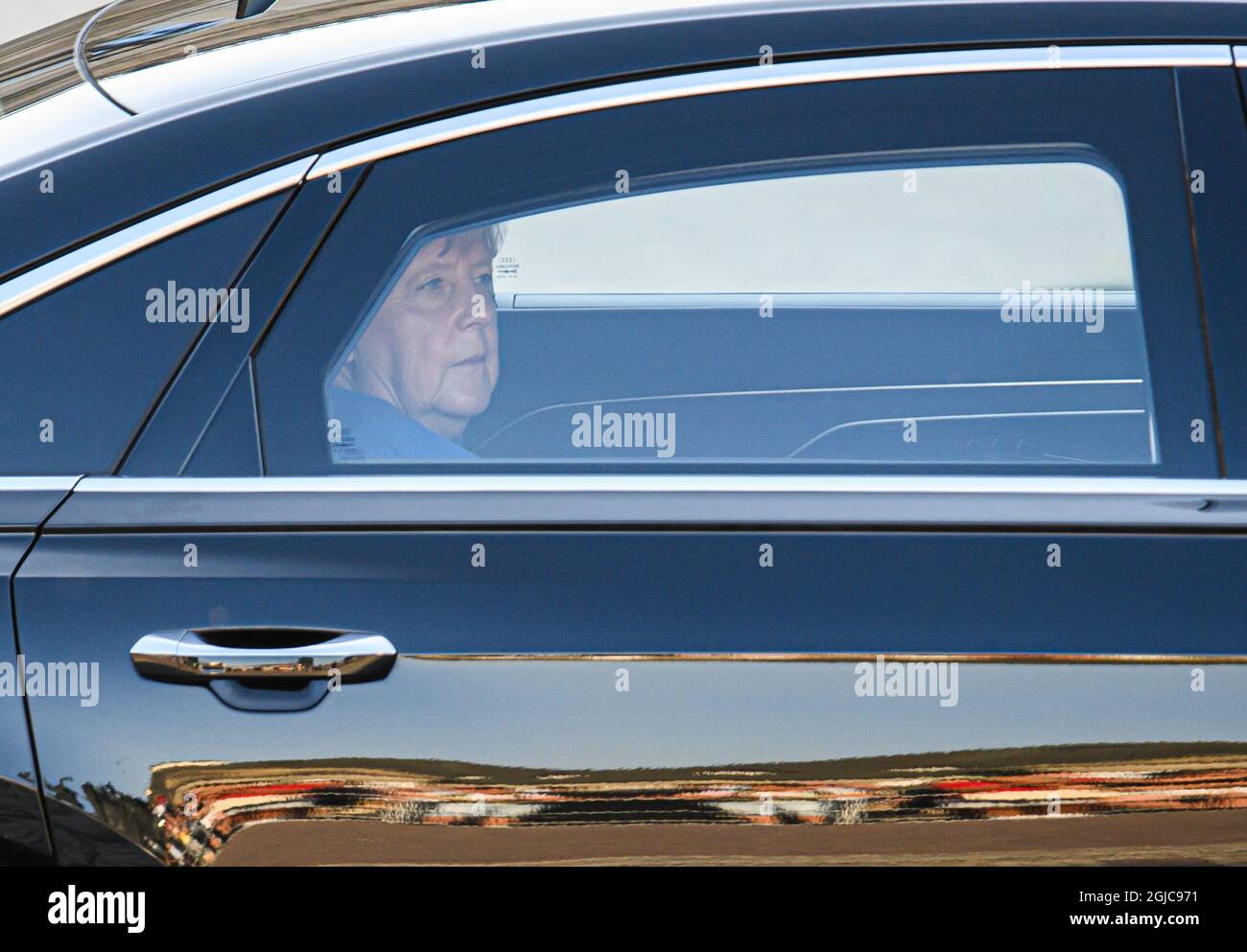 Dresden, Germany. 09th Sep, 2021. German Chancellor Angela Merkel (CDU ...