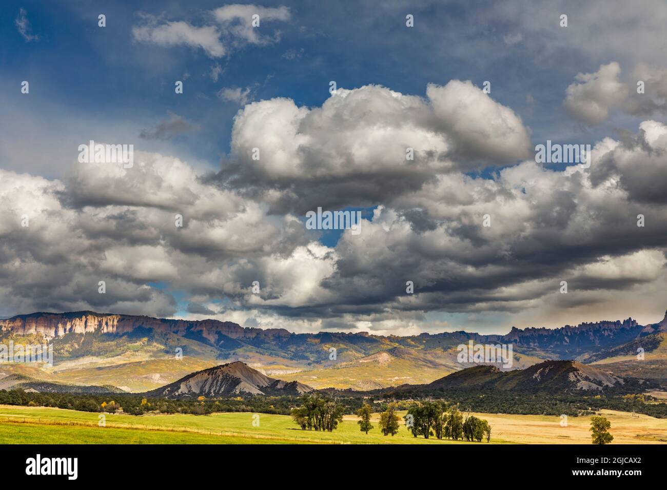 Cimarron Range in eastern Ouray, County, Colorado Stock Photo - Alamy