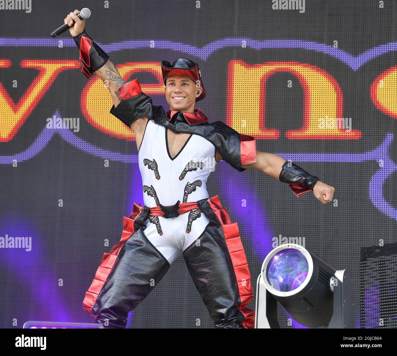 Vengaboys performs at the music festival "We who love the 90's" in ...