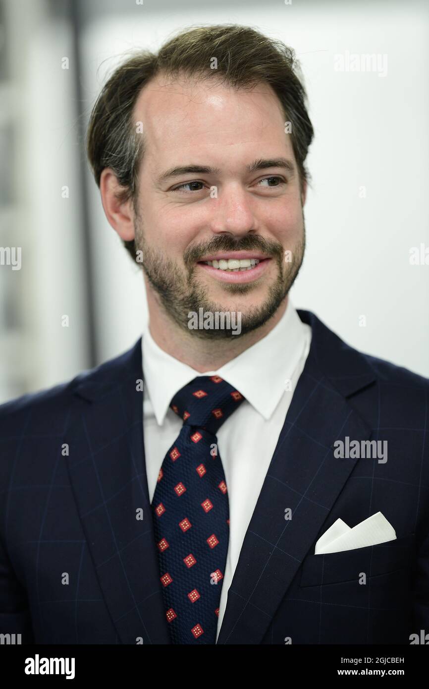 Prince Felix of Luxembourg attends the inaugurations of the new water ...