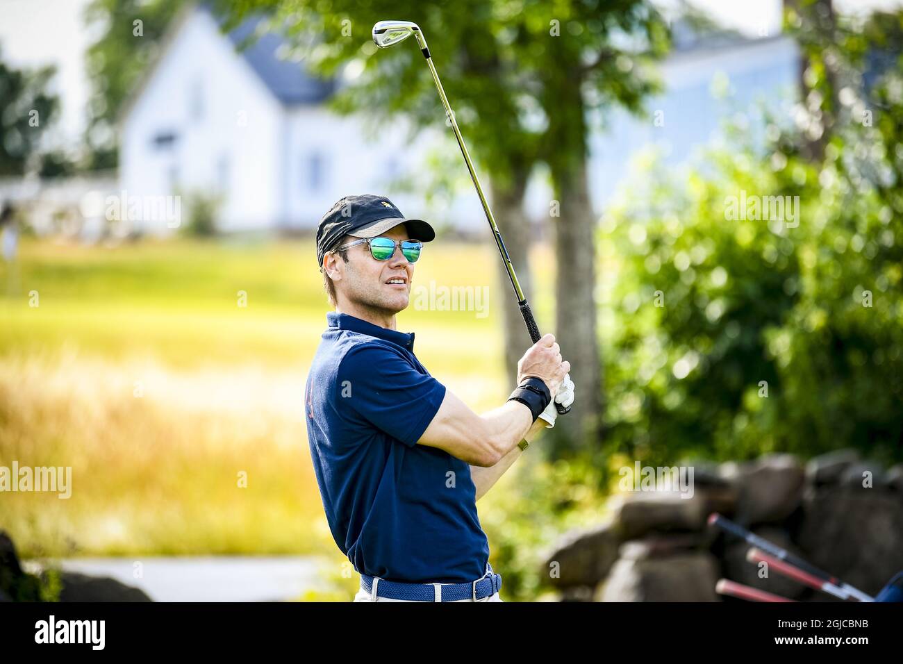 Prince Daniel participated in the Victoria golf tournament at Ekerum ...