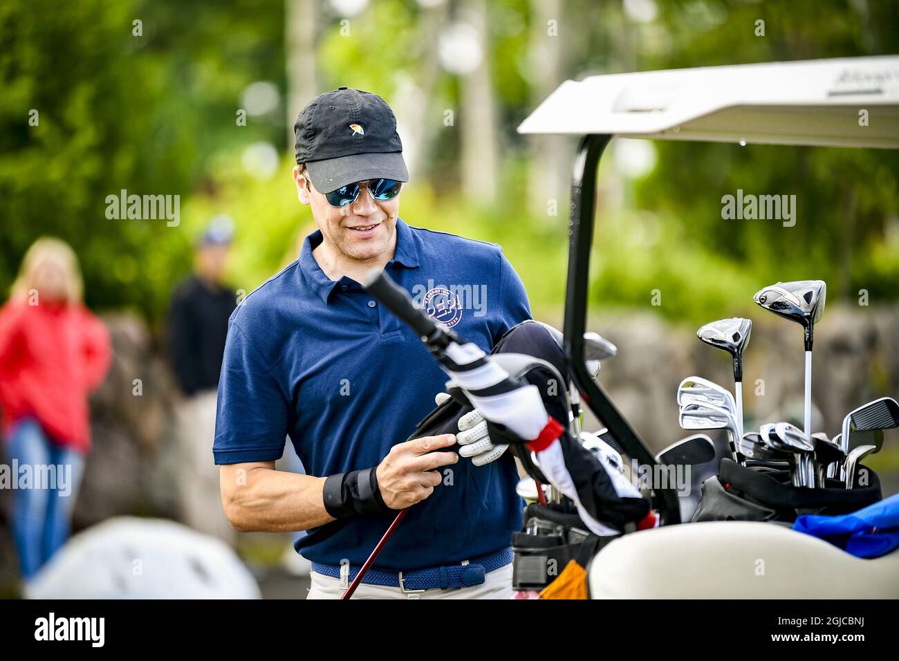 Prince Daniel participated in the Victoria golf tournament at Ekerum ...