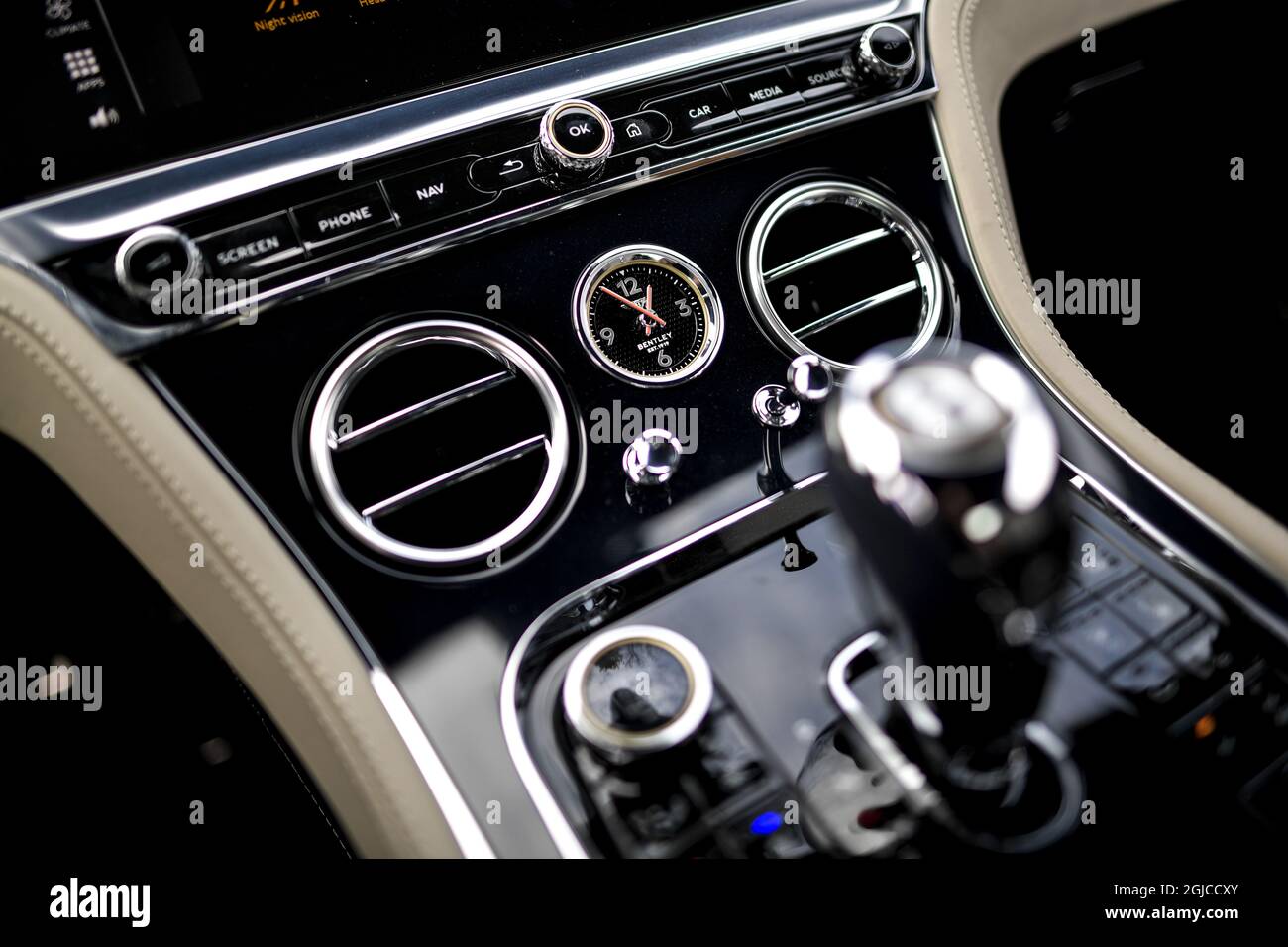 Bentley Continental GTC. 100 year anniversary street road vehicle ...