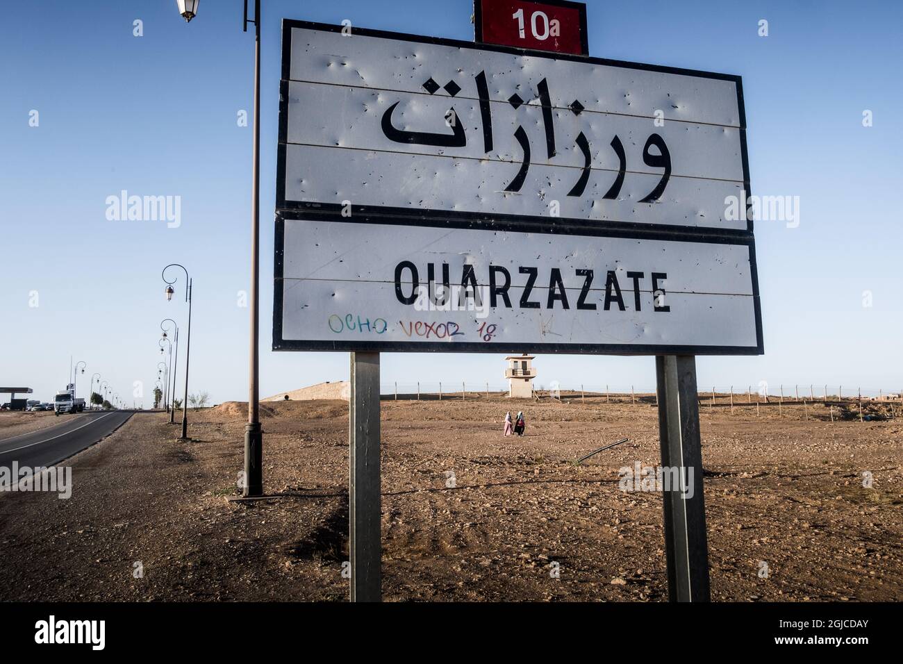 Marocco has built the world's largest solar power park in the Sahara ...