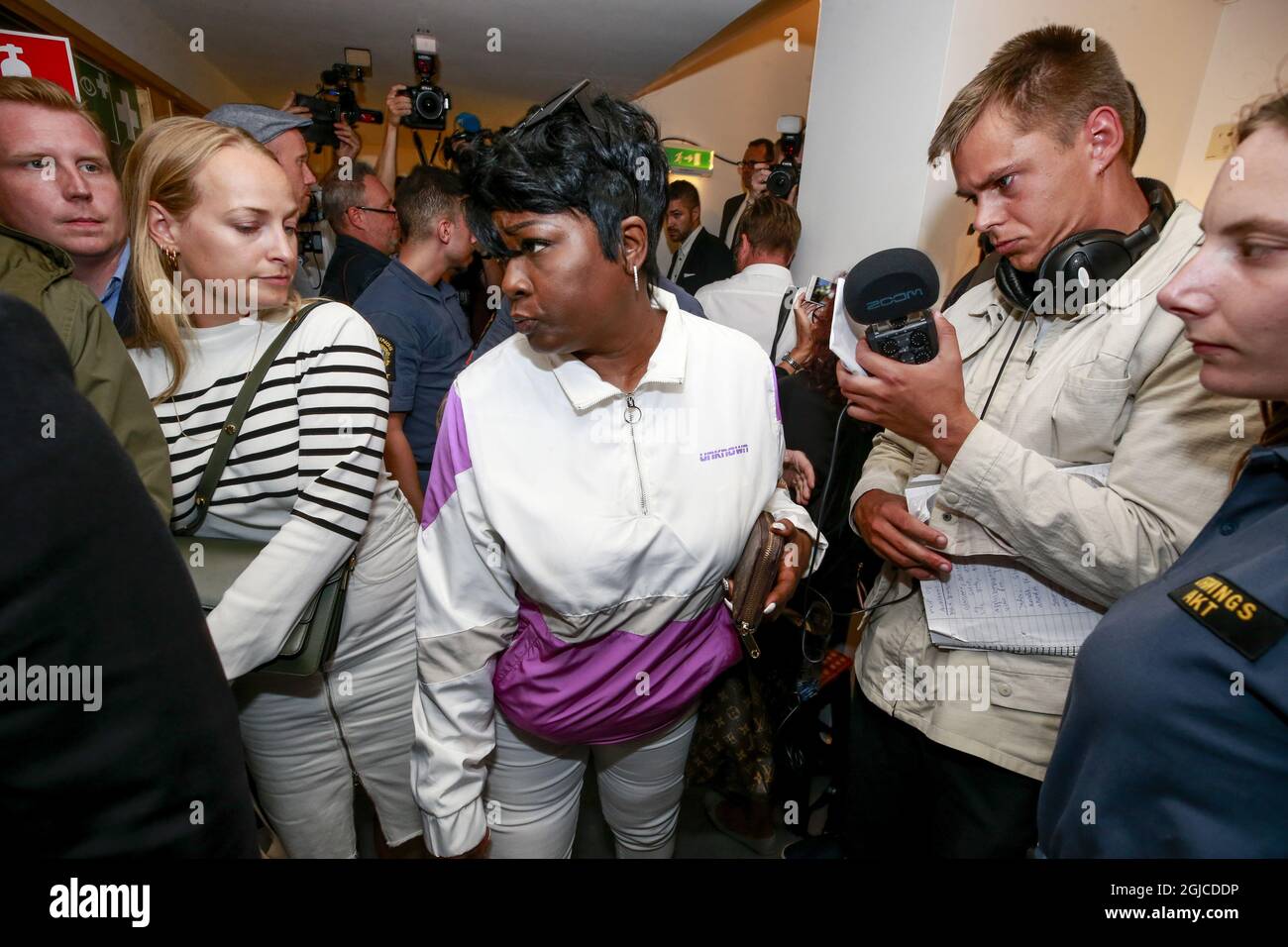 Renee Black, ASAP Rocky's mother, arrives to the district court in ...
