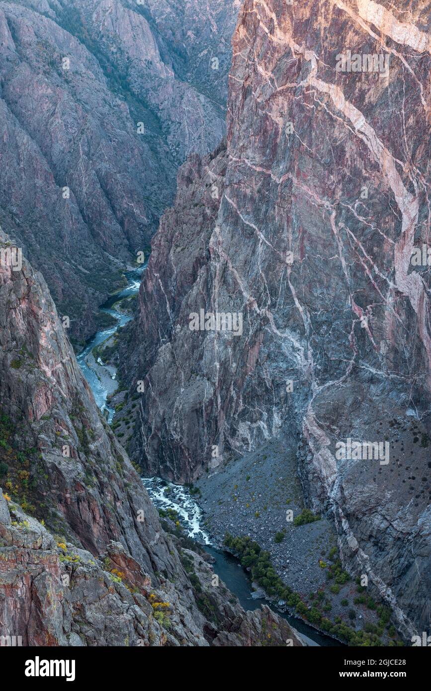 USA, Colorado, Black Canyon of the Gunnison National Park, Gunnison ...