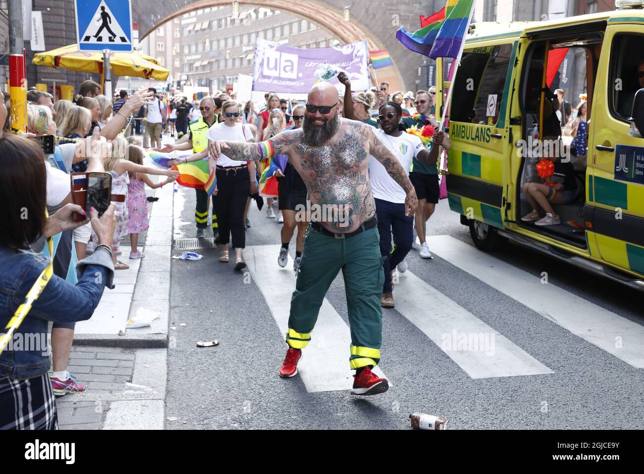 Stockholm Pride Festival, Pride parade, Stockholm, 2019-08-03 (c ...