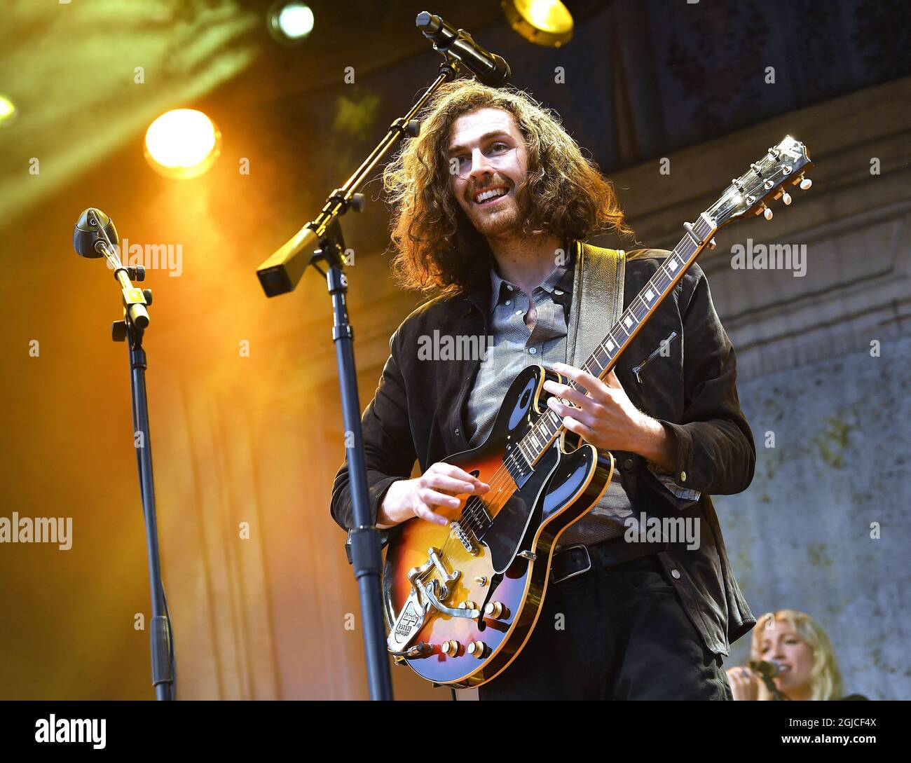 Hozier - Andrew Hozier-Byrne, in concert, Grona Lund, Stockholm, Sweden ...
