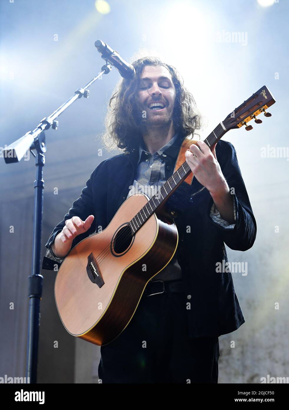 Hozier - Andrew Hozier-Byrne, in concert, Grona Lund, Stockholm, Sweden ...