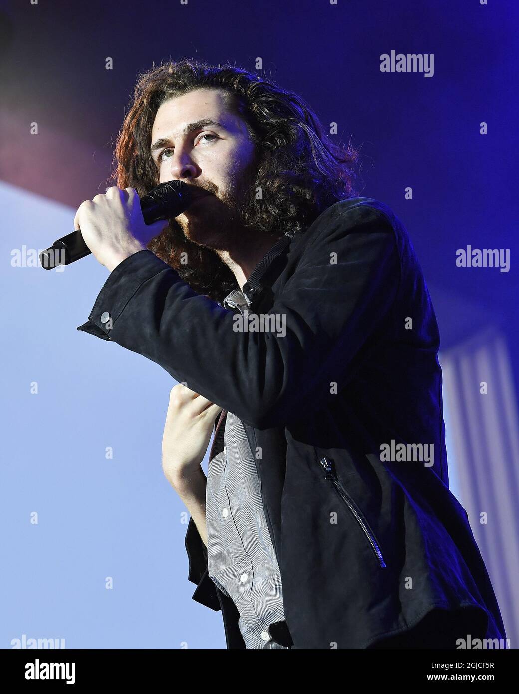 Hozier - Andrew Hozier-Byrne, in concert, Grona Lund, Stockholm, Sweden ...