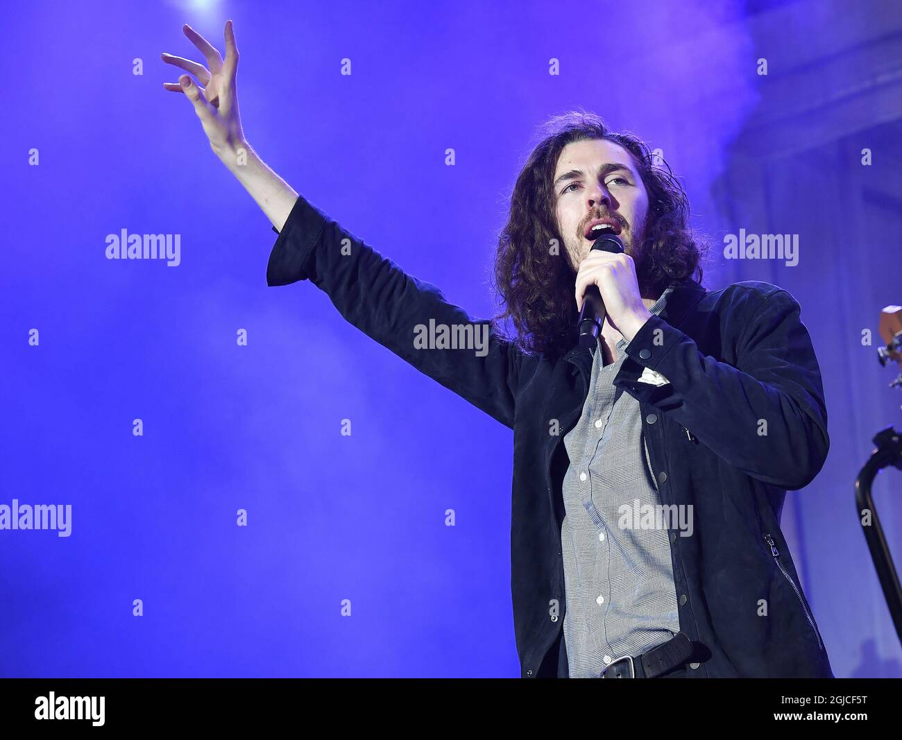 Hozier - Andrew Hozier-Byrne, in concert, Grona Lund, Stockholm, Sweden ...