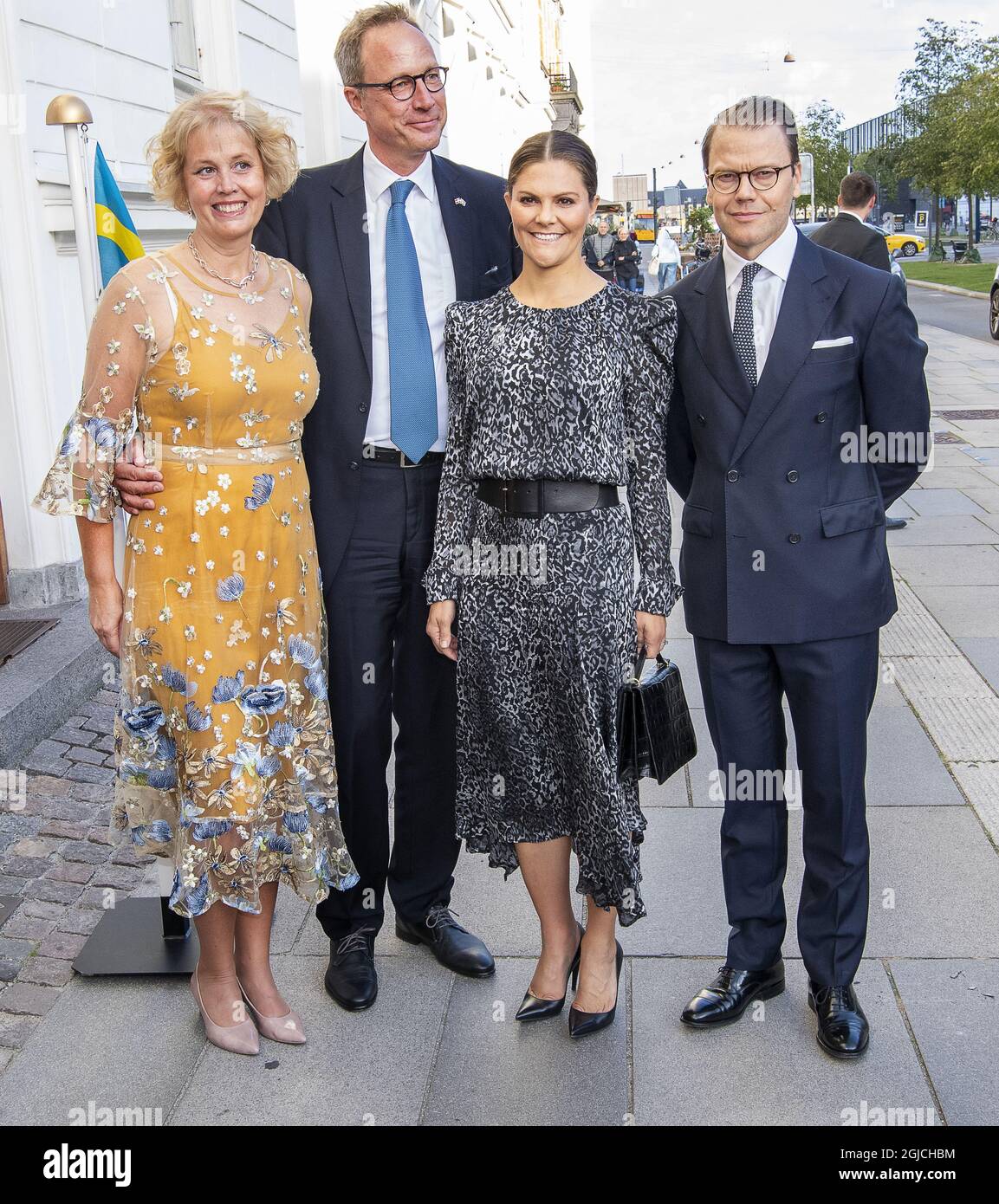 COPENHAGEN 20190916 Crown Princess Victoria and Prince Daniel with ...