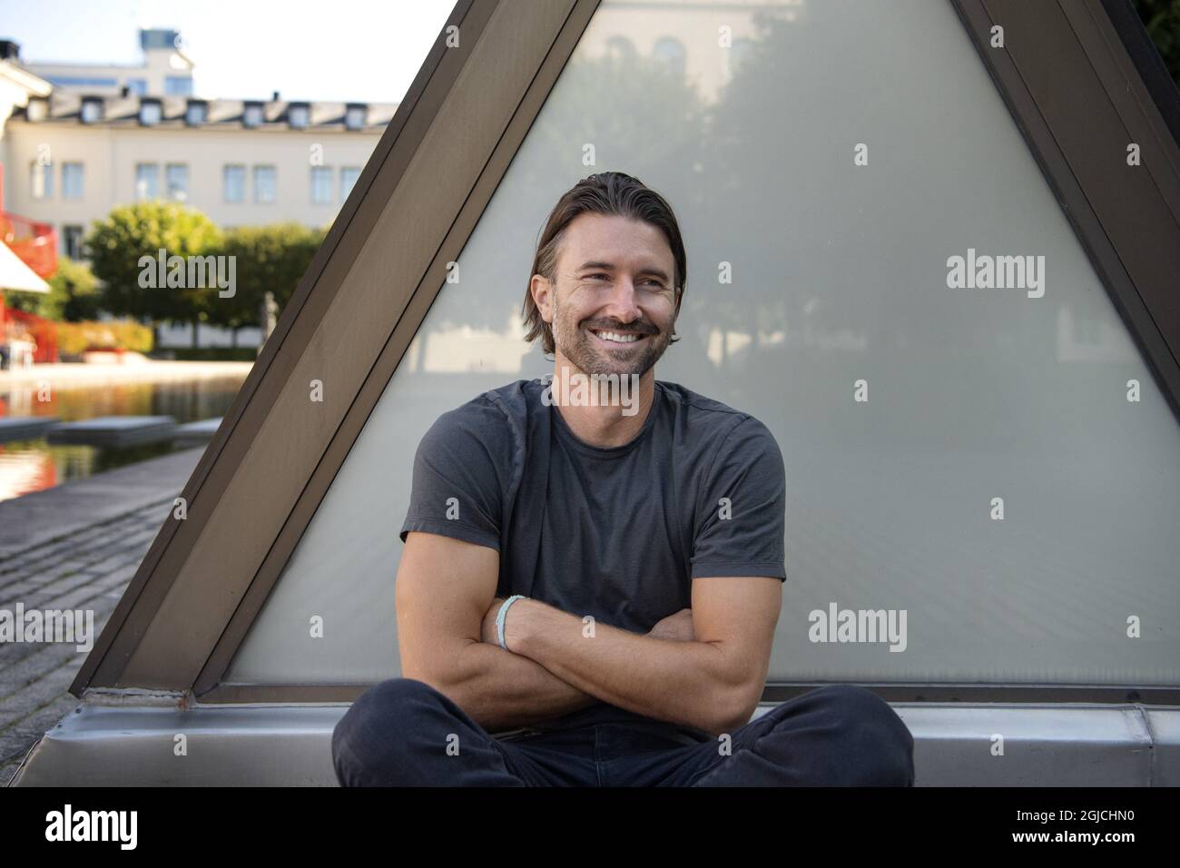 Brandon Jenner, singer-song-writer and son of Caitlyn Jenner on visit ...