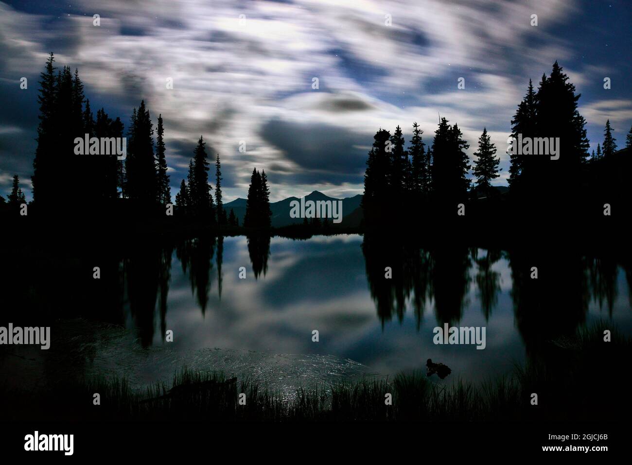 Night sky near Crested Butte Colorado at paradise divide Stock Photo ...