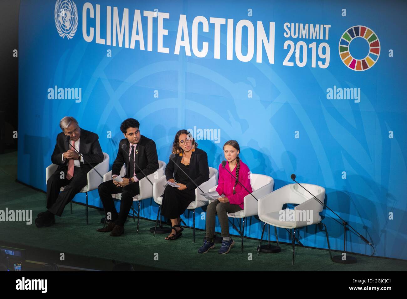 Greta thunberg un climate action summit hi-res stock photography and ...