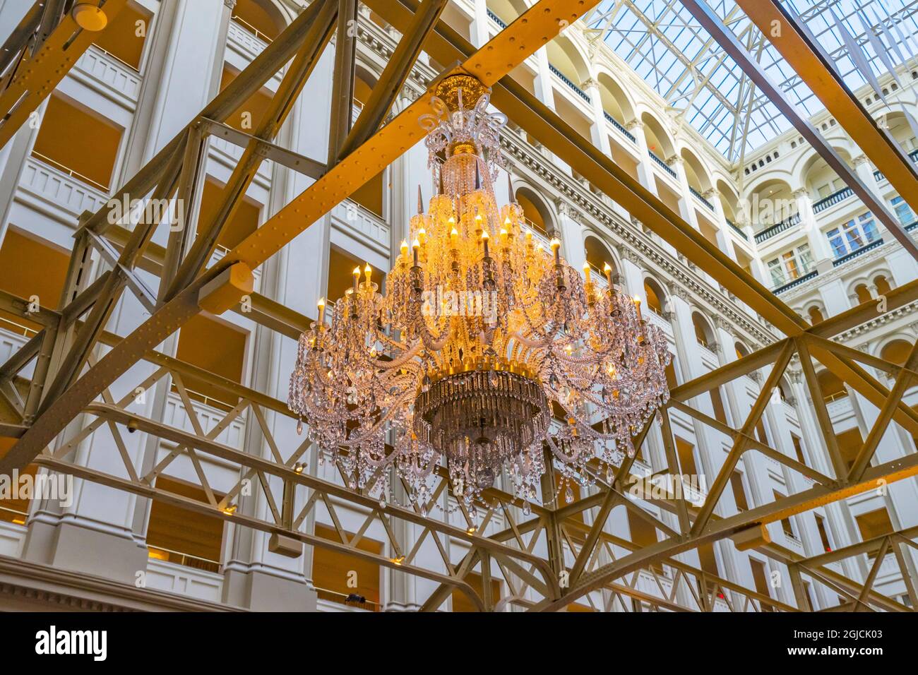 Interior of old Post Office Building, Pennsylvania Avenue, Washington ...