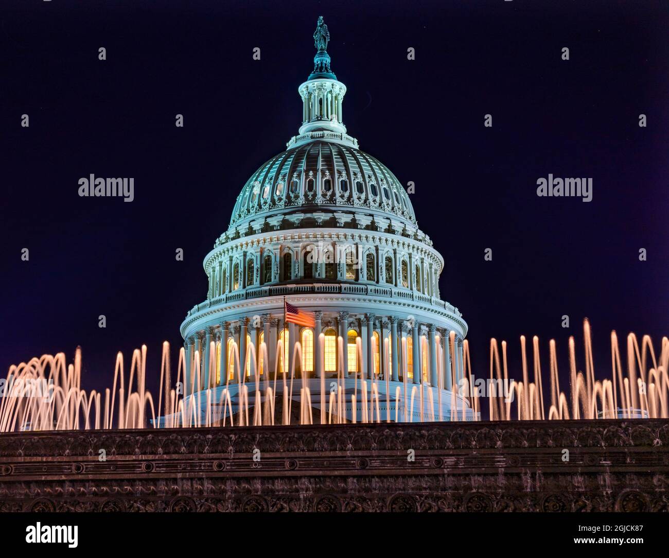 US Capitol Dome Fountain North Side Congress House Representatives ...